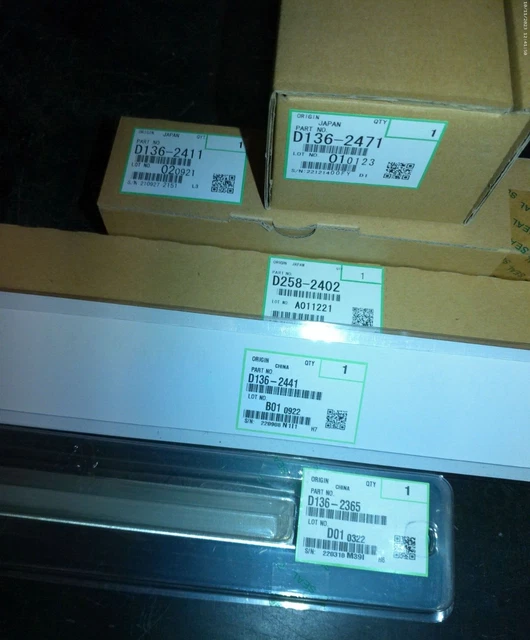 PIÈCES D'ORIGINE RICOH PM D136-2365 D136-2471 D136-2411 D258-2402 D136-2441 MPC8002 EUR 179,68 ...