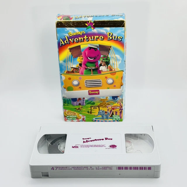 BARNEY FRIENDS ADVENTURE Bus Classic Collection VHS 2000 Never Seen on ...