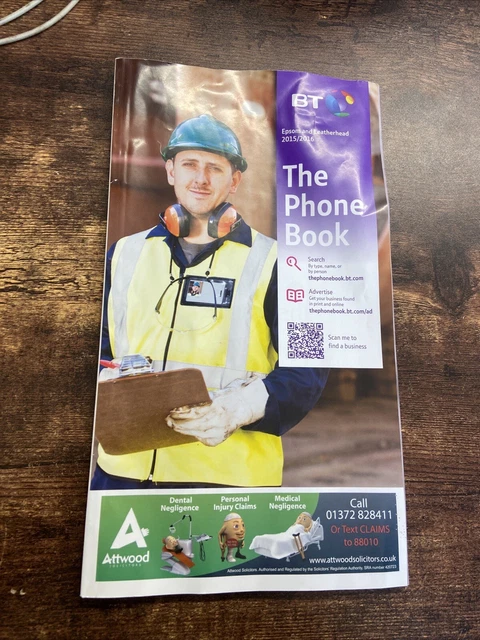 EPSOM AND LEATHERHEAD BT Phone book & Directory 2015/2016 £12.92 ...