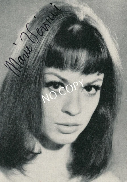 100% ORIGINAL AUTOGRAMM Autograph Karte handsigniert Marie Versini L1 ...