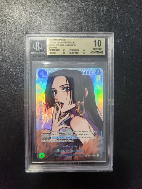 ONE PIECE BOA HANCOCK SR Alt Art Kingdoms Intrigue OP04 inglese BGS ...
