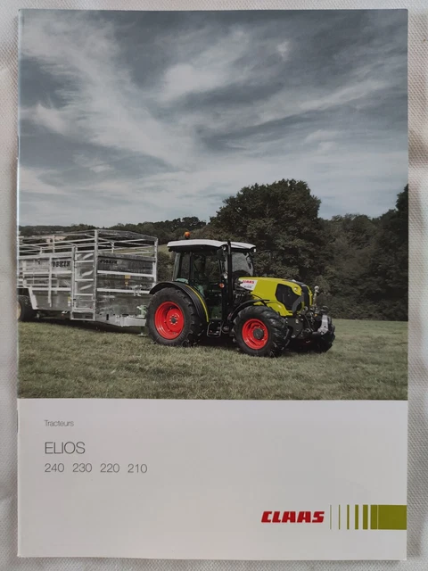 TRACTEUR CLAAS ELIOS Prospectus Tractor Brochure EUR 6,00 - PicClick FR