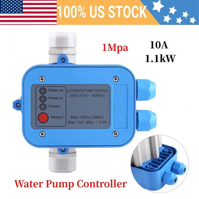 WATER PUMP CONTROLLER Tool Automatic Pressure Switch Control Unit ...