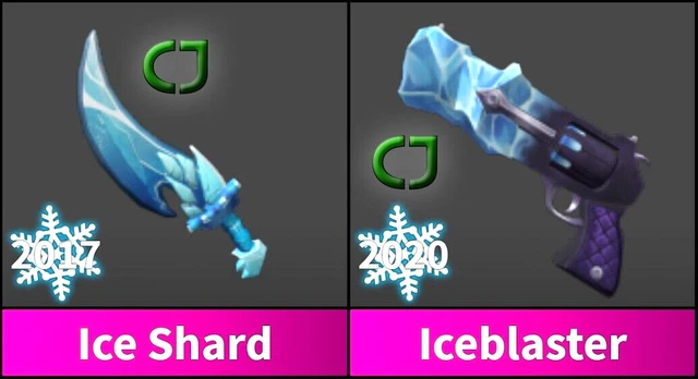 ROBLOX MURDER MYSTERY 2 MM2 Ice Shard Iceblaster Set | Livraison la ...