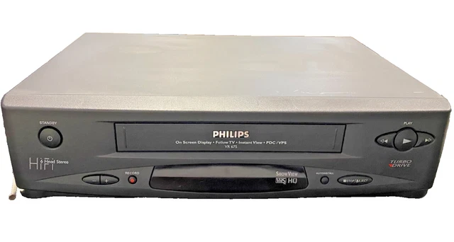 VHS VIDEORECORDER PHILIPS VR 675 mit Zubehör EUR 85,00 - PicClick DE