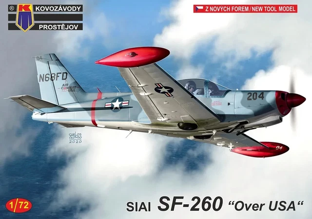 1/72 TRAINER : SIAI SF-260 "Over USA" [4 Schemes] #0209 : KP MODEL $22. ...