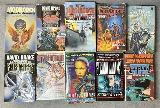 SCIENCE FICTION BUNDLE 1970’s-1990’s Paperbacks 10 Book Joblot TOR, ACE ...