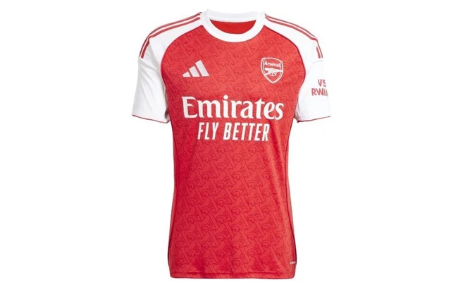 ARSENAL FC HOME Kit 25/26 - Small Mens Shirt *Adidas* *New With Tags* £ ...