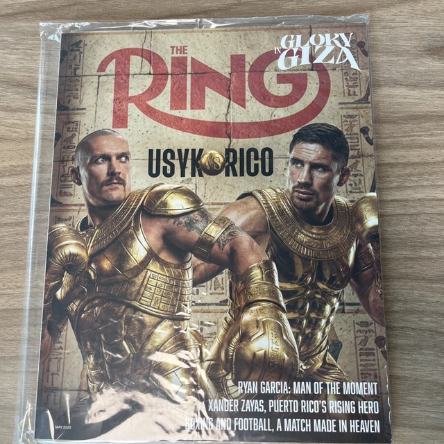 THE RING MAGAZINE May 2026 USYK vs RICO in Glory Giza Brand New Still ...