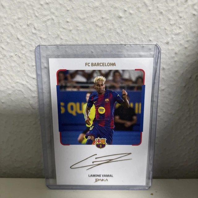 DAKA FC BARCELONA Tarjeta de Fútbol #16 Lamine Yamal Instant Cheki 2025 ...