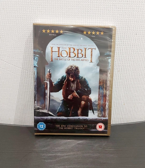 THE HOBBIT THE Battle of The Five Armies DVD Brand New Sealed £4.99 ...