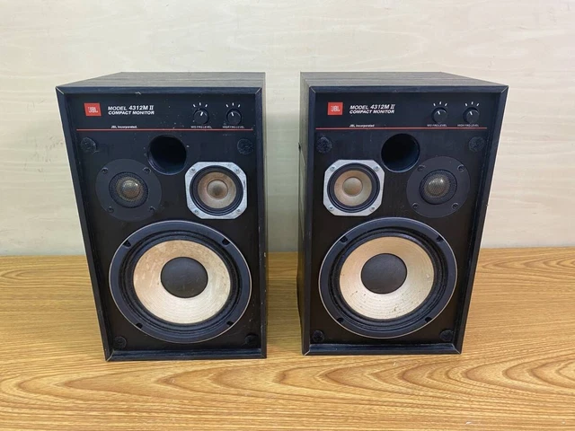 JBL 4312M II pair small monitor speakers walnut pair Harman 4312M2WX £ ...