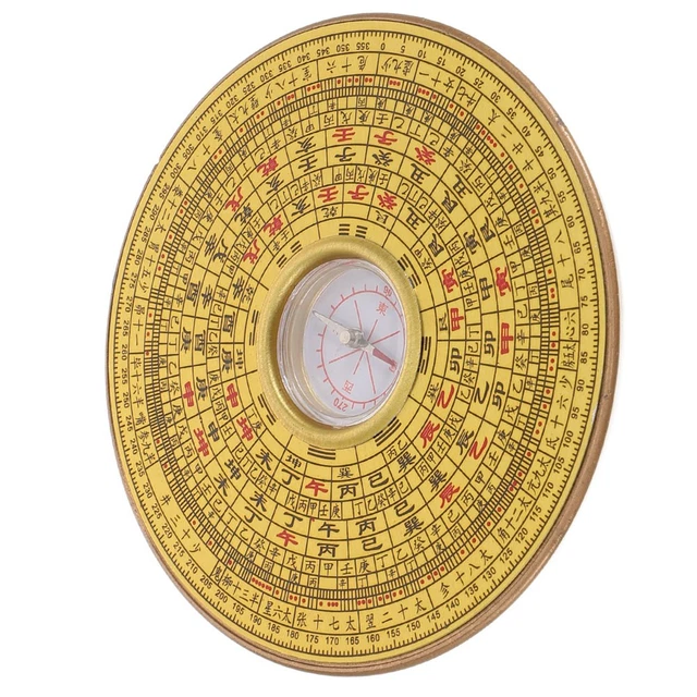 FENG SHUI PORTABLE Alloy Compass Chinese Traditional Small Metal ...