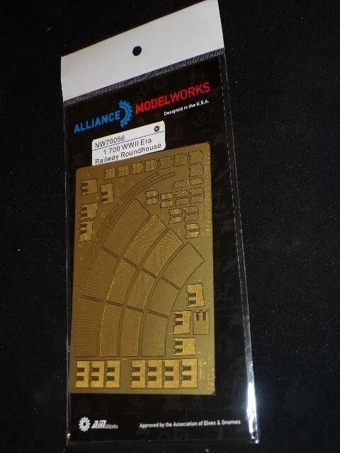 ALLIANCE MODEL WORKS 1/700 Railway Roundhouse WWII Era NW70056 Etched ...