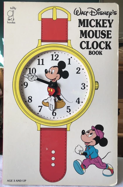 WALT DISNEY'S MICKEY Mouse Clock Book - Tuffy Books (1988) £3.83 ...