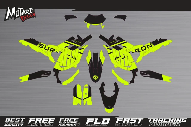SUR-RON ULTRA BEE 2023 FLUO/NEON Graphics Kit Decals Stickers by Motard ...