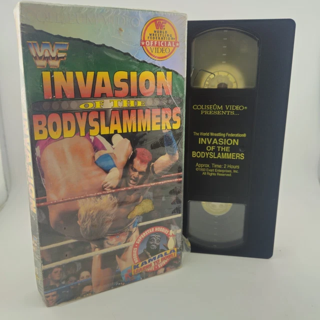 WWF INVASION OF the Bodyslammers VHS Tape Coliseum Video 1993 Shink WWE ...