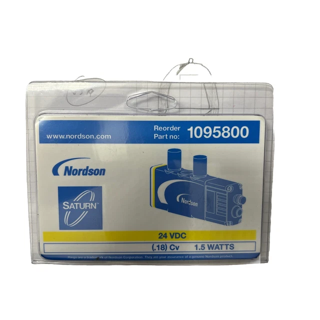 NORDSON 1095800 MAGNETVENTIL 24VDC 50-80PSI 4-.5.5bar -unused/OVP- NEU ...