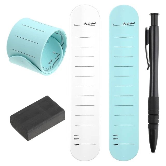 WEARABLE NOTEPAD, SILICONE Wristband with Ruler, Nurse Reminder ...