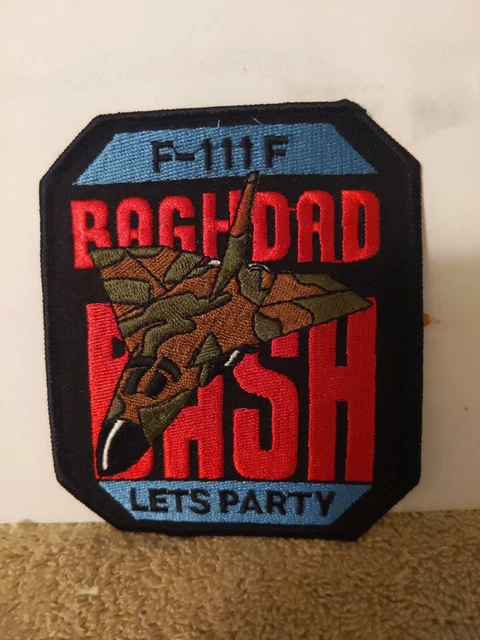 USAF 494 MILITARE Combattente Squadrone Desert Storm Toppa F-111 4 1/4 ...