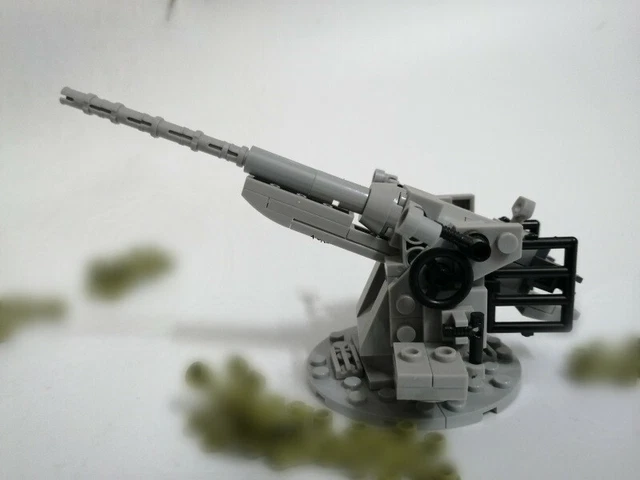 WWII JAPANESE TYPE 88 75mm AA gun World War 2 II WW2 MOC Japan Cannon ...