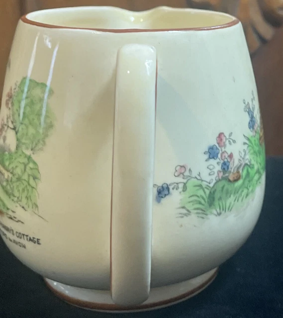 VTG ANNE HATHAWAY'S Cottage Devon Ware Fieldings's Creamer Stole-on ...
