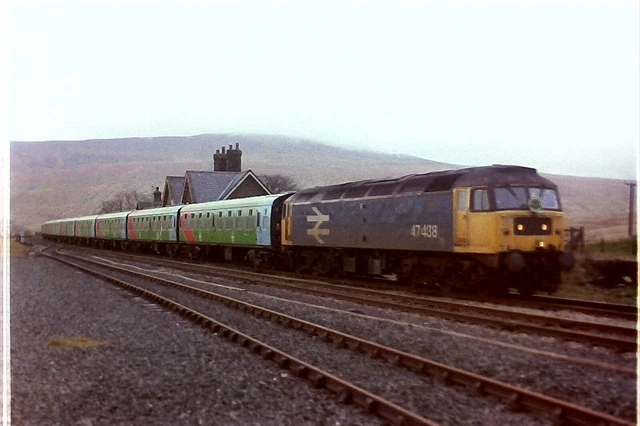 35MM RAILWAY COLOUR Negative Class 47 407 at Ribblehead £1.95 - PicClick UK