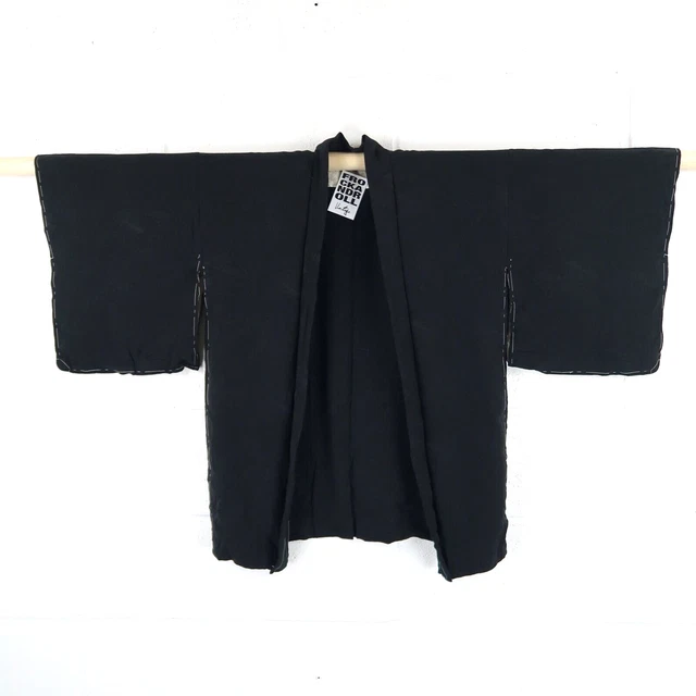 VINTAGE SILK JAPANESE Haori Kimono Jacket stunning detail (T4523) £27. ...
