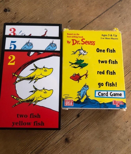 DR. SEUSS: ONE fish, two fish, red fish, go fish! - Card Game, 1996 ...