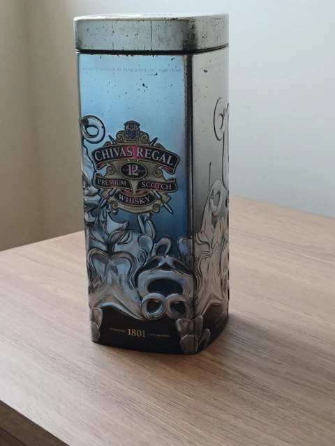 CHIVAS REGAL LIMITED Edition 'Evan Douglis' Empty Whisky Tin EUR 8,14 ...