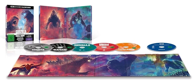 GODZILLA KONG MONSTERVERSE limited 5-Film Collection (4K UHD) [Blu-ray ...