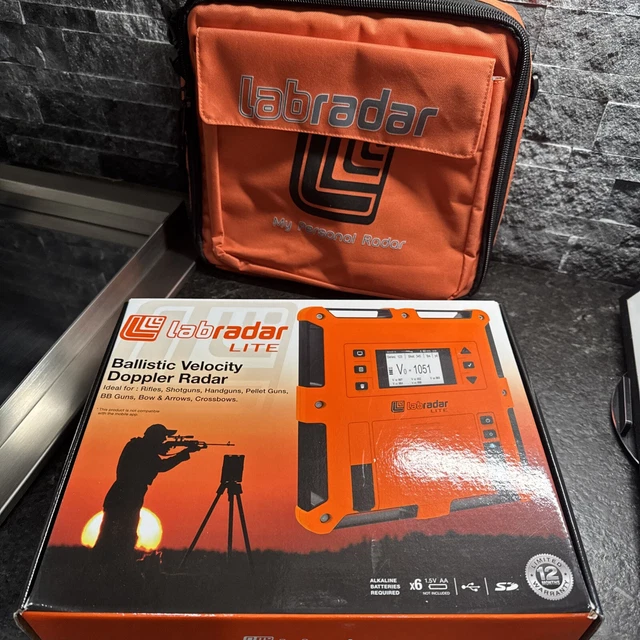 LABRADAR LITE BALLISTIC Velocity Doppler Radar Chronograph With Case ...