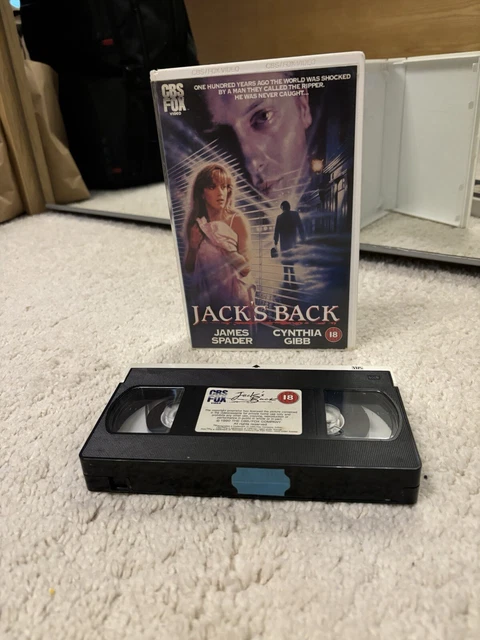 JACKS BACK 1988 VHS Big Box rare reversible sleeve £26.69 - PicClick UK