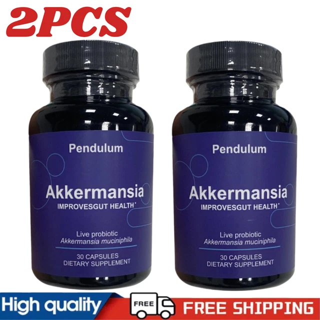 2X PROBIOTIC CAPSULES-PENDULUM Akkermansia ImprovesgutHealth-Dietary ...