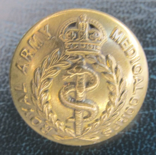 ROYAL ARMY MEDICAL Corps Gaunt Military Button 26mm Ww2 era £4.99 ...
