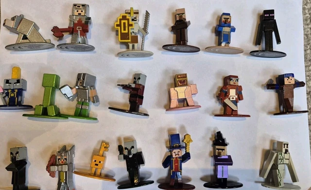 MINECRAFT DIE-CAST NANOFIGS bundle x20 £16.00 - PicClick UK