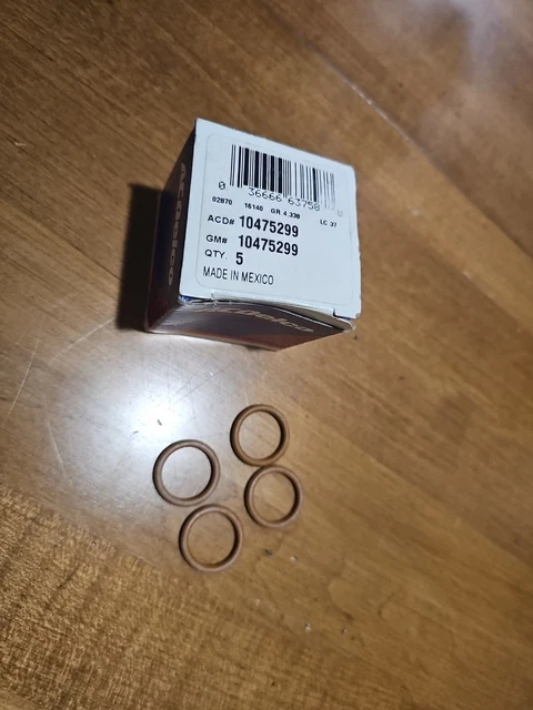 GM GENUINE PARTS Multi-Purpose Seal (O-Ring) Part No. 10475299 $37.05 ...