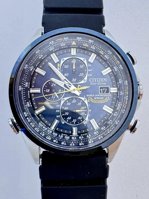 CITIZEN BLUE ANGELS A-T AT8020-03L Eco-Drive Radio Controlled Men's ...