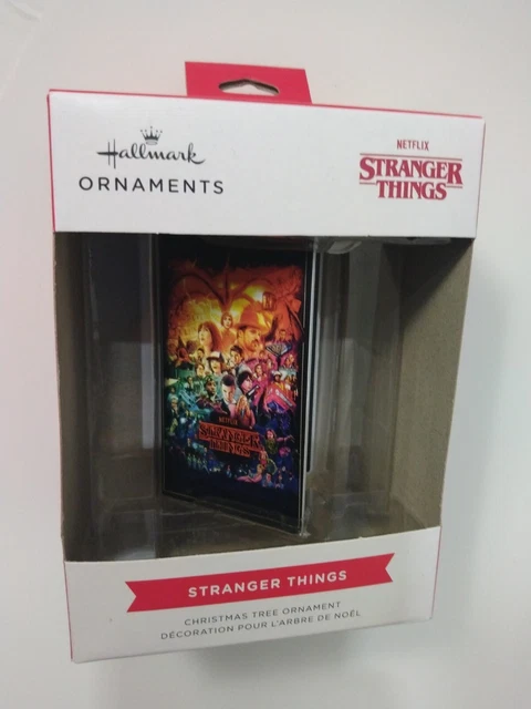 HALLMARK ORNAMENT 2022 STRANGER THINGS NETFLIX Mini VHS Tape & Case ...