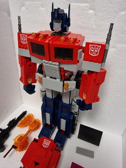CUSTOM TRANSFORMERS OPTIMUS Prime model kit 1500+ Pieces New and sealed ...