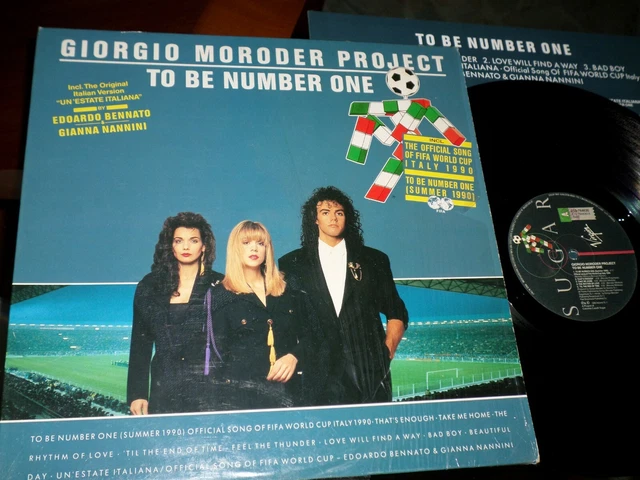 GIORGIO MORODER PROJECT - To Be Number One (Summer Italia 90) LP / 33 ...