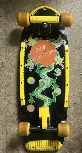 VINTAGE NINJA DRAGONMASTER 1980's skateboard complete $150.00 - PicClick CA