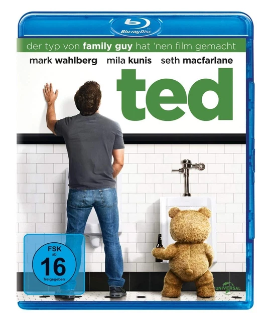 TED BLU-RAY KOMÖDIE Mark Wahlberg Mila Kunis Seth MacFarlane FSK 16 EUR ...