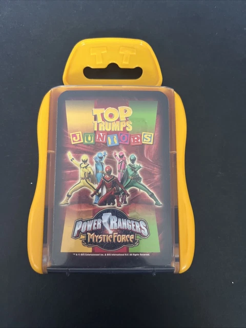 VINTAGE POWER RANGERS Rare Mystic Force Top Trumps Juniors Cards ...