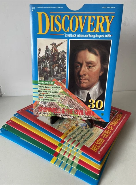 DISCOVERY MAGAZINE BUNDLE x7 Issues 30-36 Historical Map Posters Models ...
