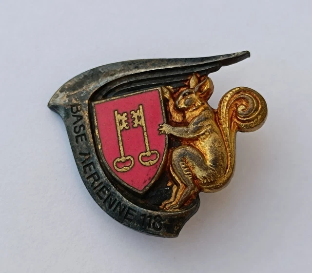 RARE INSIGNE AVIATION Militaire Drago Metra Collection ancien BA base ...
