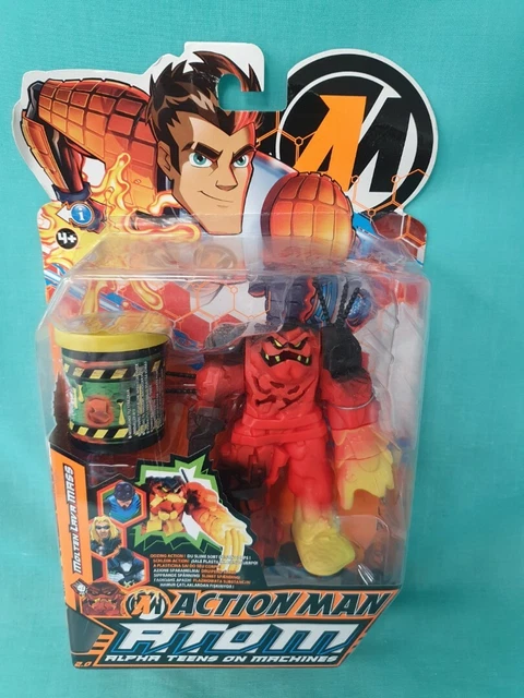 ACTION MAN ATOM Alpha Teens On Machines Bike Molten Lava Mass Action ...