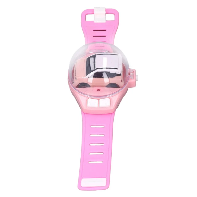 (PINK) MINI REMOTE Control Car Watch Toys Detachable Usb Charging ...