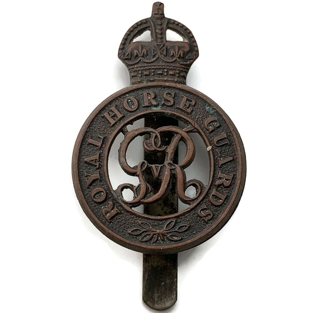 ORIGINAL WW1 ROYAL Horse Guards Regiment RHG George V Cap Badge £29.99 ...