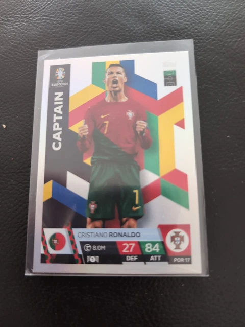 MATCH ATTAX EURO 2024 Cristiano Ronaldo Portugal Captain Trading UEFA Topps Card £1.99 - PicClick UK